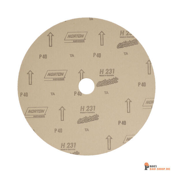 Schleifscheibe auf Unterlage: NORTON Schleifscheiben ungelocht H231 ...