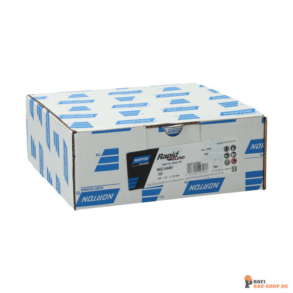 Kompaktscheibe: NORTON Rapid Blend Nex U4401 150 x 6 x 13 Korn Fein