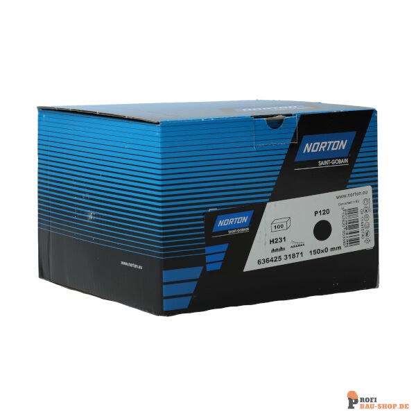 Schleifscheibe auf Unterlage: NORTON Klett-Schleifscheiben H231 H231 ...